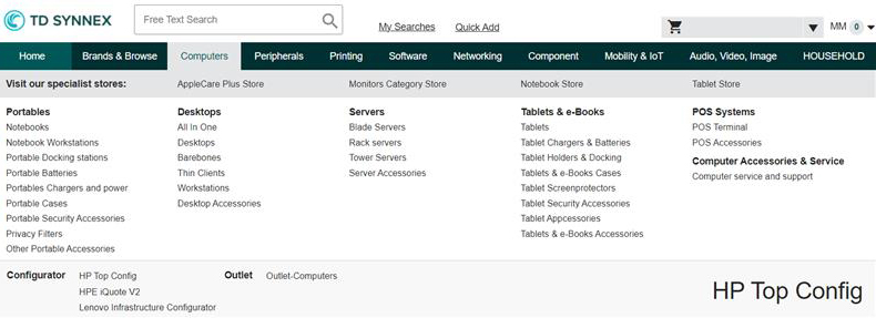 TD Synnex bringt neue Funktionen in den Webshop