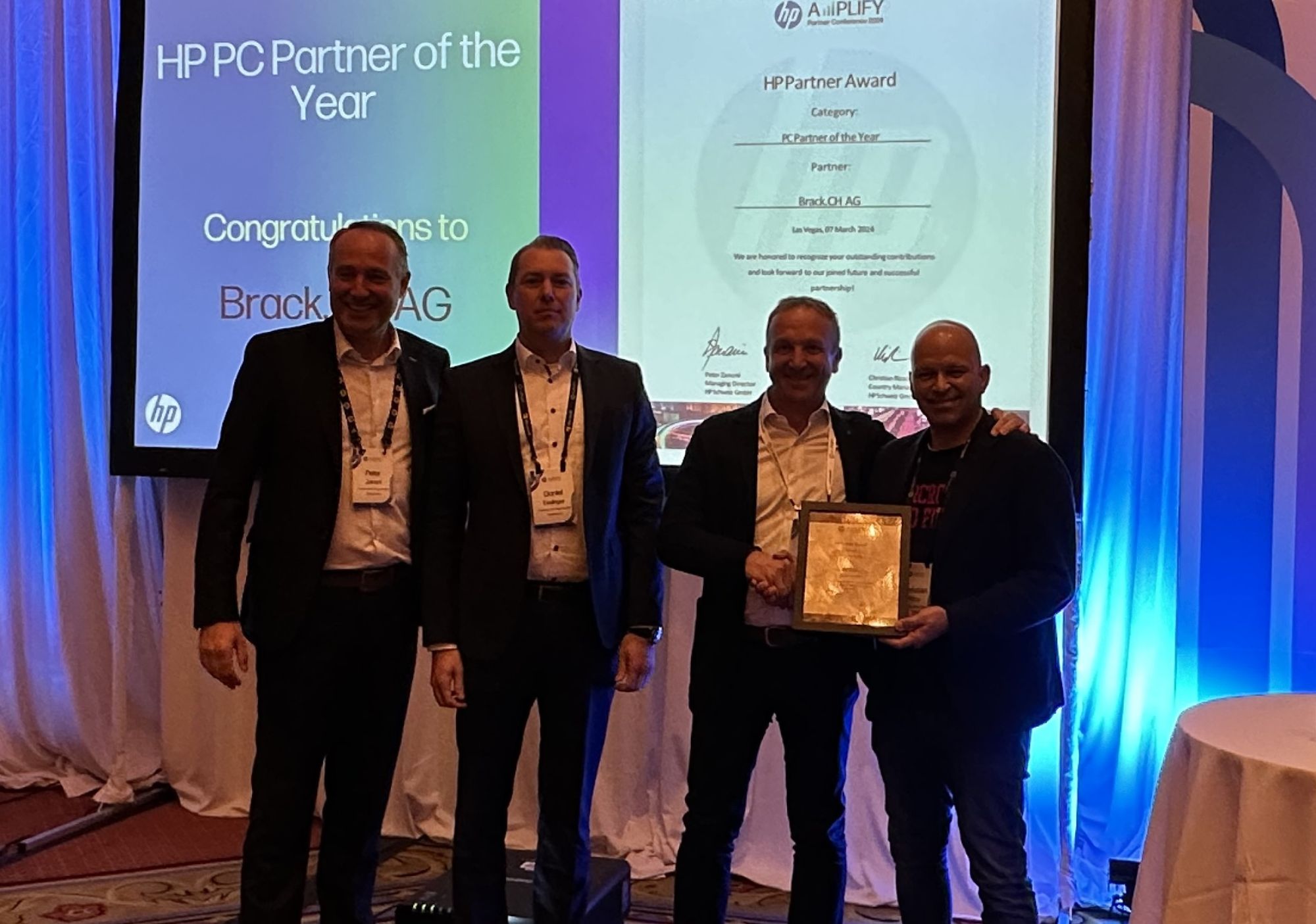 HP zeichnet seine Schweizer Partner des Jahres aus
